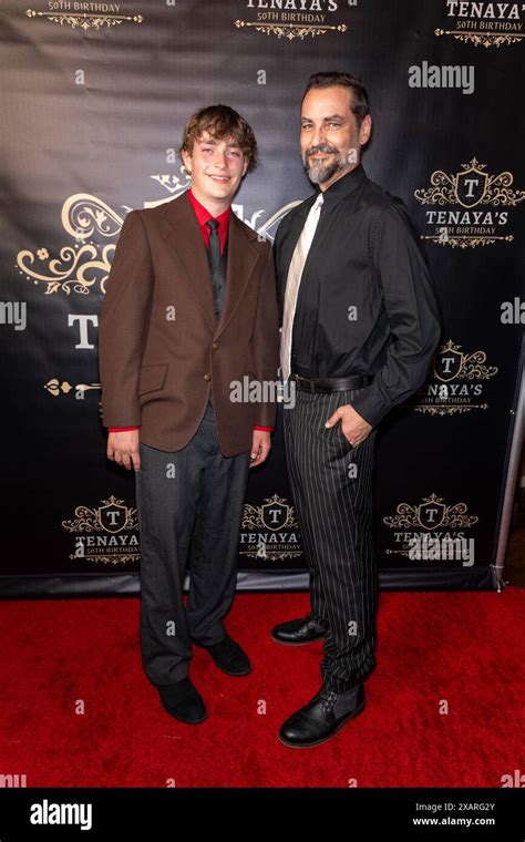 Xanathan Wallace Jonathan Wallace Attend Tenayas 50th Birthday Party