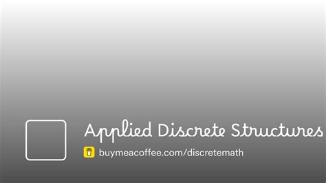 Applied Discrete Structures Buymeacoffee