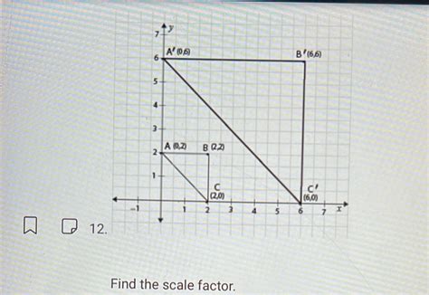 Solved Find The Scale Factor Math