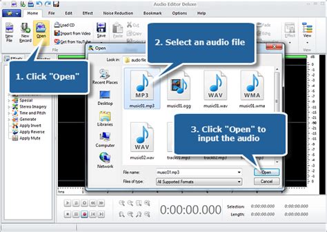 Audio Editor Deluxe Tutorials How To Edit Music