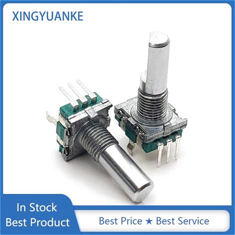 Pcs Lot EC Type Rotary Encoder Digital Potentiometer Without Switch Pin Positions