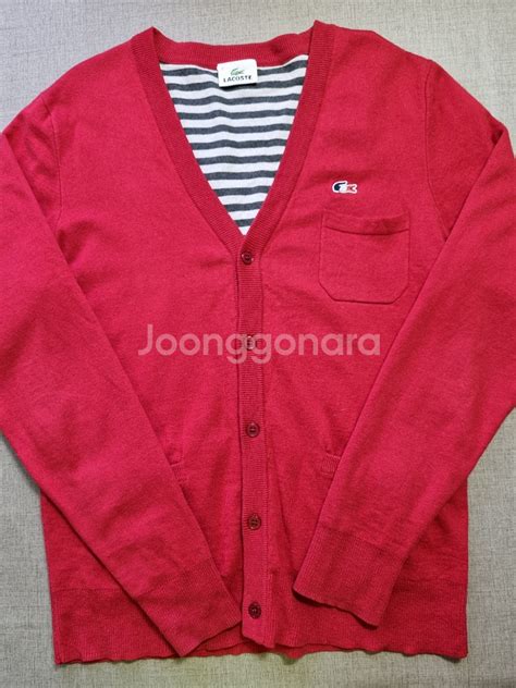 라코스테 니트 가디건 95 니트 스웨터 가디건 중고나라