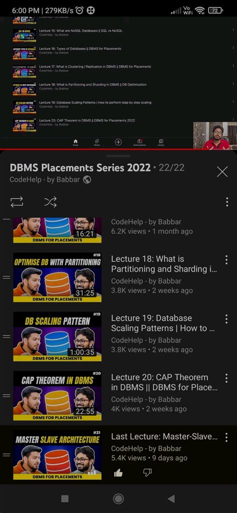 lokesh negi on linkedin finally completed the dbms series by code help