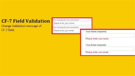 Custom Email Confirm Validation Contact Form 7 Việt Lâm Coder
