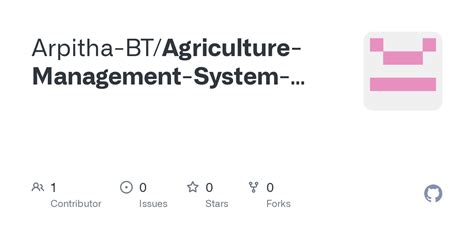 Github Arpitha Btagriculture Management System Website