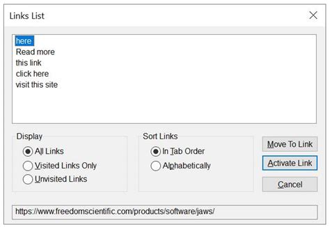 Jaws Tutorial Accessibility And Math Tips University Of Houston