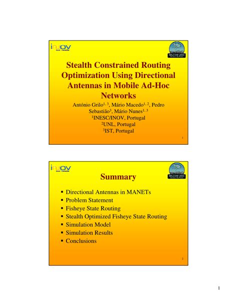 Pdf Stealth Constrained Routing Optimization Using Directional