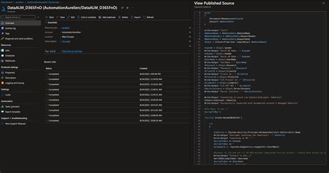 data alm dynamics 365 finance operations — powerazure365