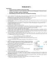 PROBLEM SET Pdf PROBLEM SET Instructions Please Write Your Solutions Clearly And Neatly