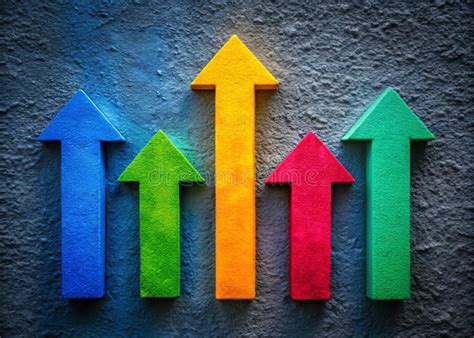 Understanding Directional Symbols Up And Down Arrows Depicting Growth