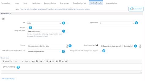 Runtime Prompts Merge User Input With Documents At Runtime S Docs