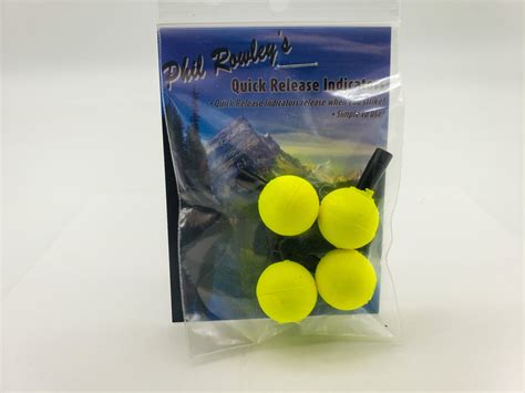 Phil Rowleys Round Quick Release Strike Indicators Sea Run Fly And Tackle