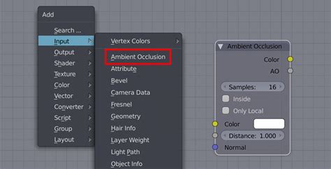 Cycles Using Ambient Occlusion As A Factor In Material Node Editor Blender Stack Exchange