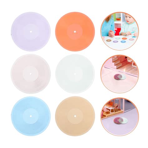 Raindrops Pcs Miniature Vinyl Records Mini Record Dollhouse Realistic Miniature Record Prop For