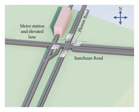 intersection drainage rendering download scientific diagram