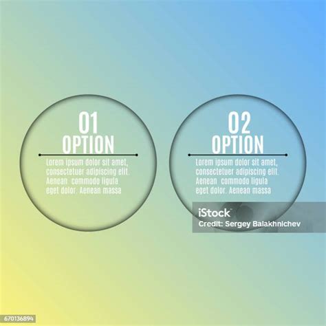 디자인 비즈니스 프로젝트입니다 동그라미 숫자와 두 옵션입니다 프로젝트에 대 한 배너입니다 파랑노랑 배경입니다 원형 그림자입니다