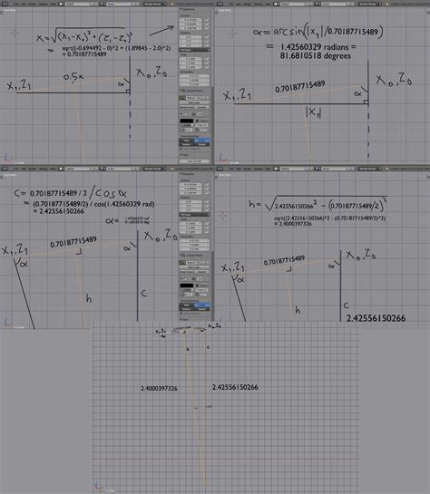 How To Get The Center Of The Circle Between Two Points Of The Circle Modeling Blender