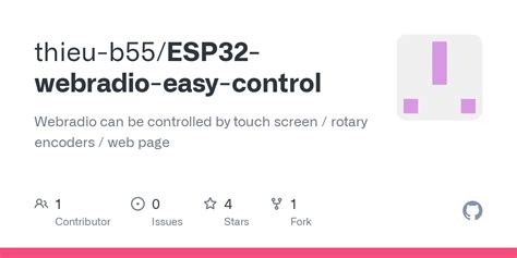 Github Thieu B55esp32 Webradio Easy Control Webradio Can Be Controlled By Touch Screen