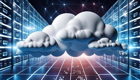 Cloud Computing Storage Data Network Premium Ai Generated Image