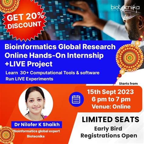 Biotecnika On Linkedin Bioinformatics Bioinformaticsinternship Careerboost Learnwithexperts
