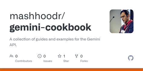 Gemini Cookbookworkshopsgemini101 Workshopipynb At Main · Mashhoodr