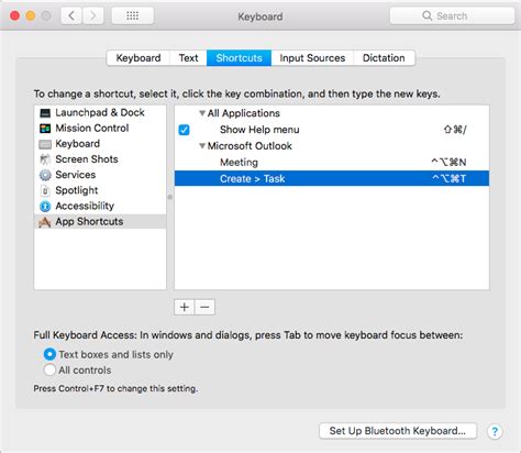 Macos Custom Keyboard Shortcuts For Non Unique Menu Items In Mac