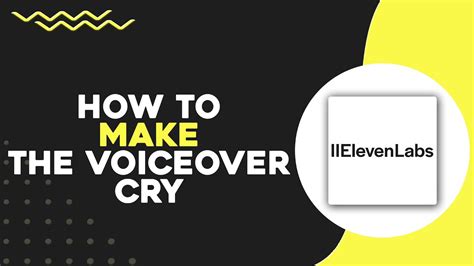 How To Make the Voice Over Cry in ElevenLabs (Quick Tutorial) - YouTube