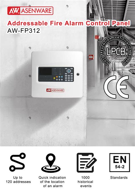 LPCB Approved Asenware Fire Detection System 120 Addresses
