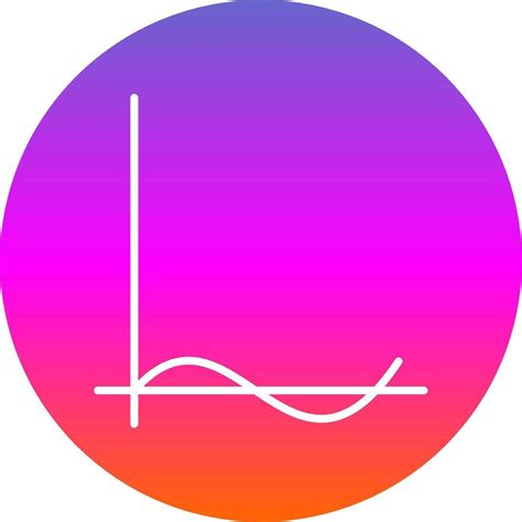 Wave Chart Line Gradient Circle Icon 43553666 Vector Art At Vecteezy