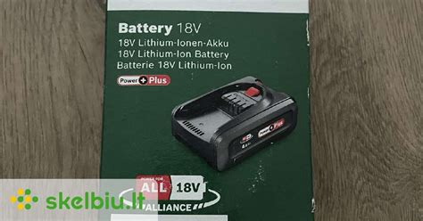 Bosch Akumuliatorius V Ah Skelbiu Lt