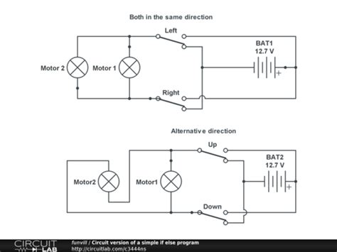 Circuit Version Of A Simple If Else Program CircuitLab
