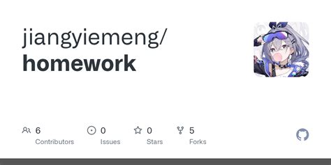 Github Jiangyiemenghomework