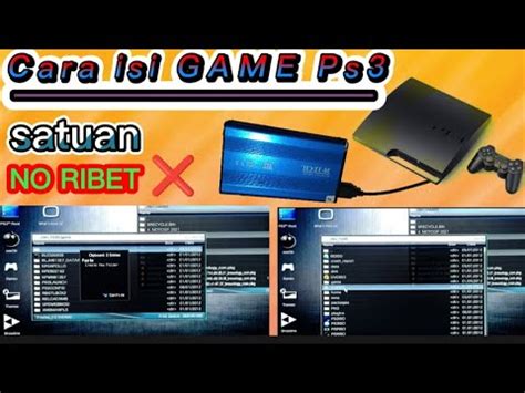 Cara Isi GAME Di Ps3 YouTube