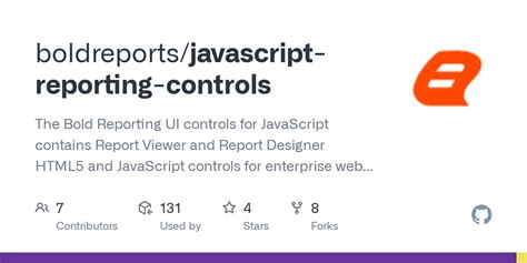 Github Boldreportsjavascript Reporting Controls The Bold Reporting Ui Controls For