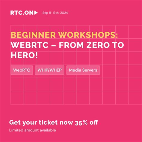 Software Mansion On Linkedin Rtcon Rtcon2024 Workshops Webrtc Whip Whep Mediaservers
