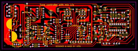 Tone Controller With Mic Input Easyeda Open Source Hardware Lab