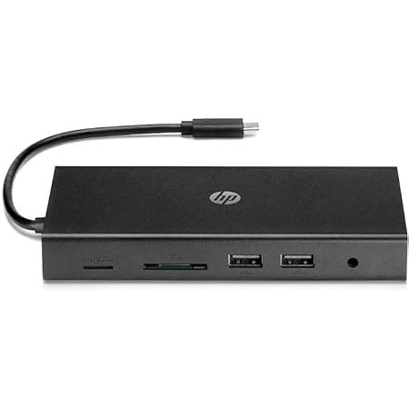 Amazon Com Hp Elite Usb C Hub With W Usb C Port And Charging With Usb A Hdmi Ports Wx Aa