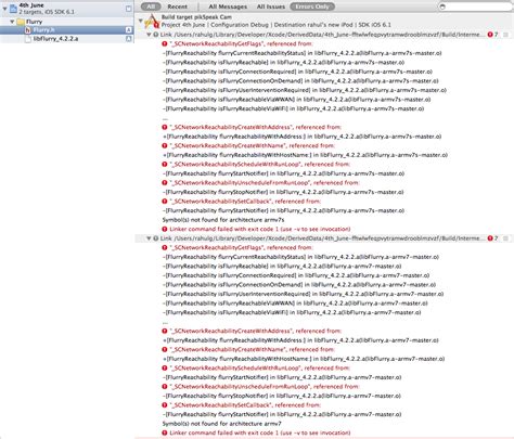 Unable To Add Flurry To Ios 60 Project Stack Overflow