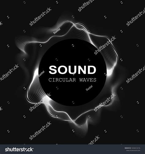 Vector Sound Wave Radial Equalizer Dynamic Stock Vector Royalty Free 1654612216 Shutterstock