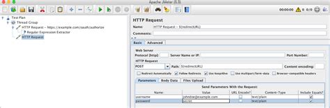 How To Pass Parameters To Follow Redirects In Jmeter Stack Overflow