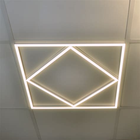 591x591mm 60w Led Diamond Lattice Panel Frame Border Edge Light