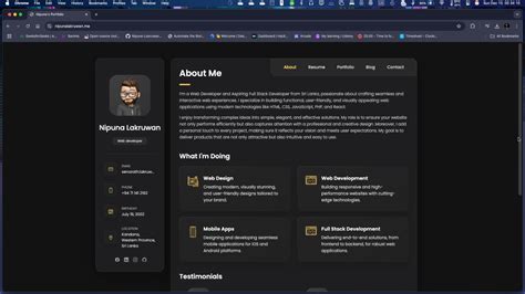 nipuna lakruwan on linkedin portfoliolaunch webdevelopment