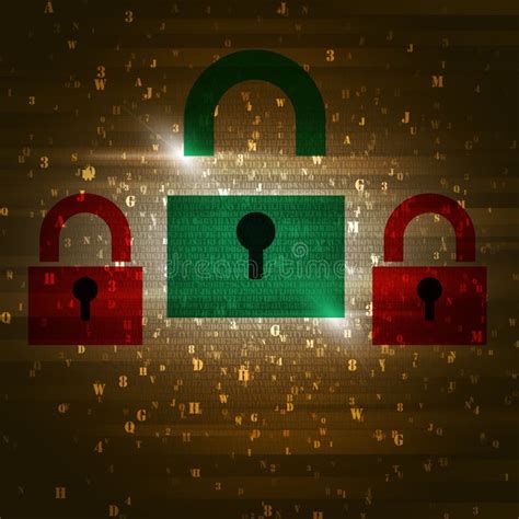 Green Security Pass Stock Illustration Illustration Of Pass 42334746