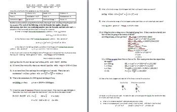 Physics Midterm Study Guide Worksheet By Science With Mingels TPT