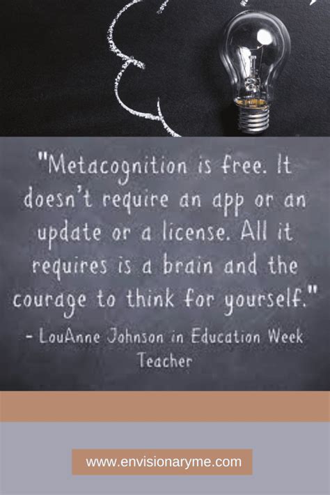 Metacognitive Skills Understand And Improve Your Own Mental Processes And Achieve More Envisionary