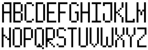 Long Pixel Font FFonts Net