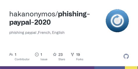GitHub Hakanonymos Phishing Paypal 2020 Phishing Paypal French English
