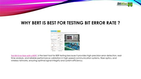 ppt test bit error rate with a bert powerpoint presentation free