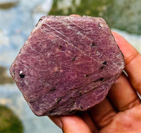 RUBY Raw Crystal Sacred Geometry Hexagon Ruby Raw Ruby Record Keeper Crystal Amazing