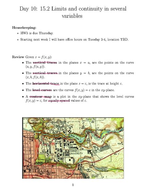 Limits And Continuity In Several Variables Calc 3 L10 Final Exam